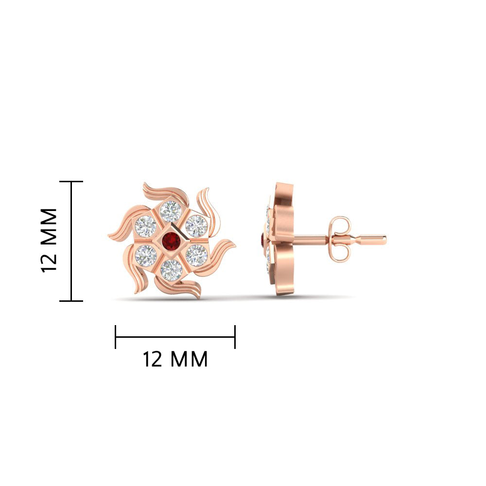 Chakra Impon Daily Stud Earrings – Mangalsutraonline