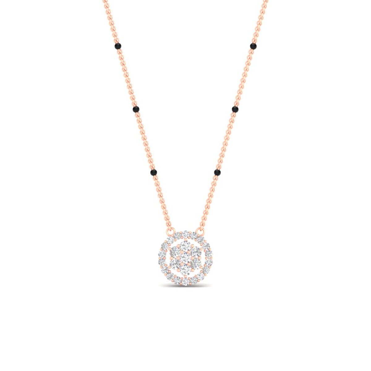 Round Cluster Modern Mangalsutra – Mangalsutraonline