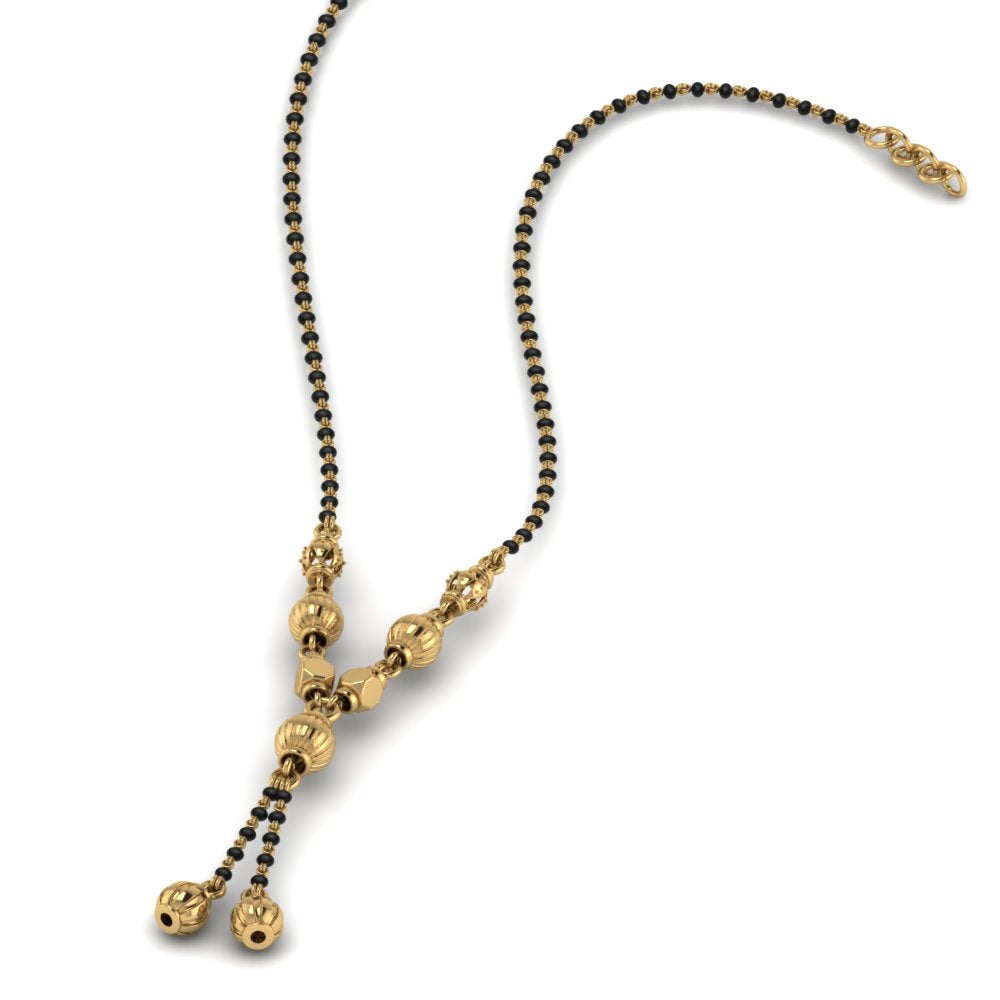 Small Gold Mangalsutra Necklace – Mangalsutraonline